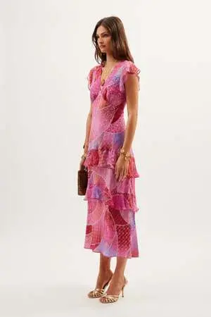 Rixo Meena Ibiza Night Sunset Dress