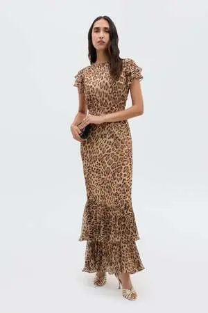 Rixo Ordinia Mila Leopard Regular - Brown
