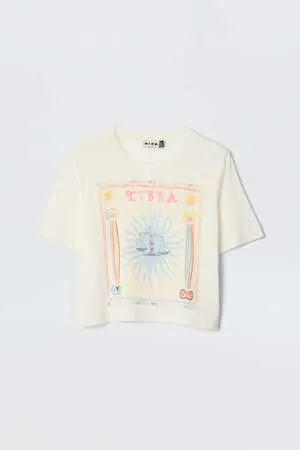 Rixo Ria Libra T-shirt - White