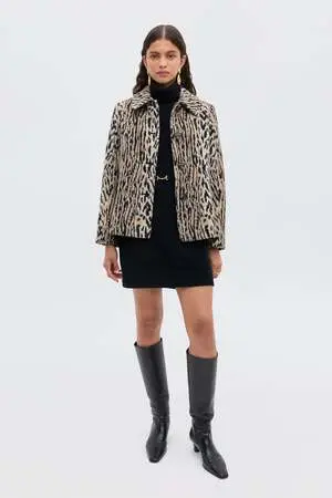 Rixo Tommie Bohemia Leopard Leopard Jacket Regular