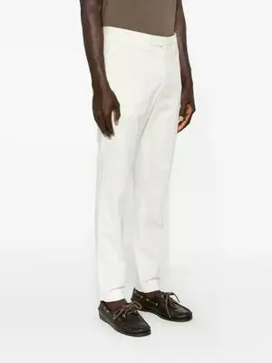 SLOWEAR Straight Trousers - White
