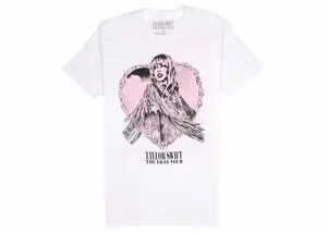 TAYLOR SWIFT The Eras Tour Lover Album T-shirt - White
