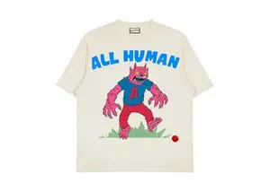 ALL HUMAN Super Gremlin T-shirt - Cream