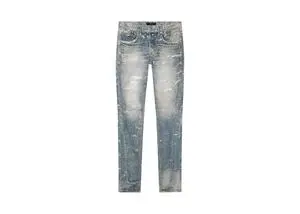 PURPLE BRAND Fade Down Skinny Jean - Light Indigo