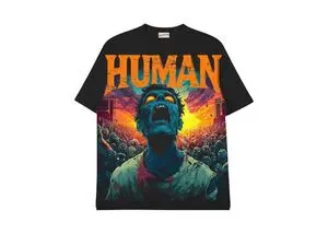 ALL HUMAN Zombie Nation Short Sleeve T-shirt - Black