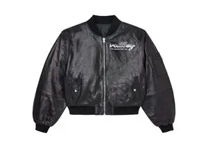 VALE FOREVER 19992000 Leather Bomber Jacket