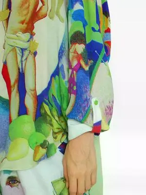AMIR SLAMA Printed Shirt