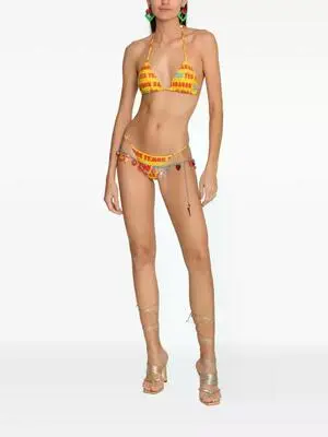 AMIR SLAMA Printed Triangle Bikini