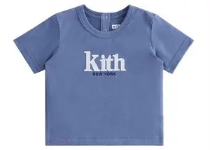 Kith Baby Classic Mott Tee Shirt - Bering Sea