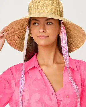 LILLY PULITZER Darbie Straw Hat