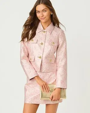LILLY PULITZER Eloraina Brocade Jacket