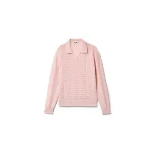 Miu Miu Cashmere V-neck Sweater - Alabaster Pink