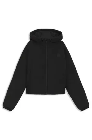 Hugo Bubble-shape Padded Jacket With Water-repellent Finish - Black