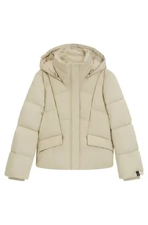 BOSS Piping-detail Jacket With Padding - Light Beige