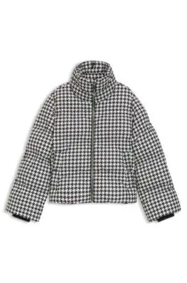 Hugo Houndstooth Padded Jacket