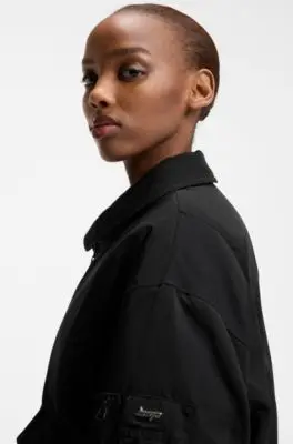 Hugo Water-repellent Oversized Jacket