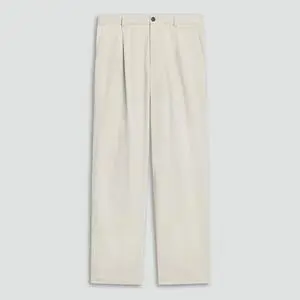 Theory Relaxed Pleat Pant - Silver Cloud