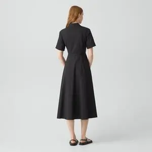 midi shift dress black Short Shirt Dress – She is Like Eve