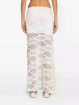 AMIR SLAMA Geometric Openwork Skirt
