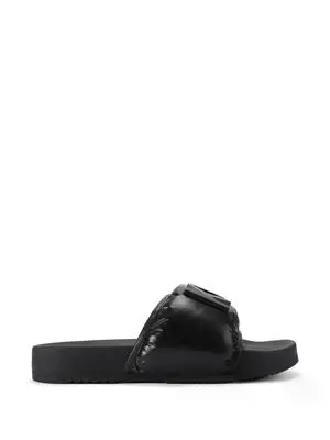 Kurt Geiger Lettering Slides - Black