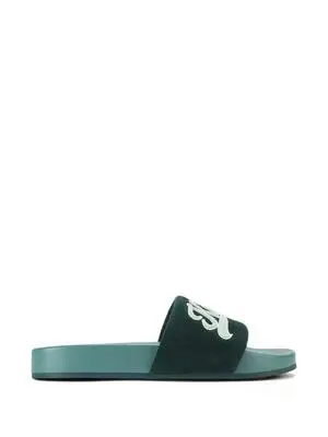 Kurt Geiger Suede Slides - Green