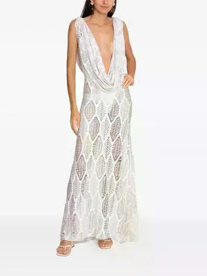 AMIR SLAMA Draped Maxi Dress
