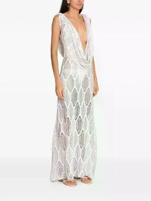 AMIR SLAMA Draped Maxi Dress