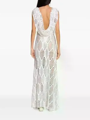 AMIR SLAMA Draped Maxi Dress