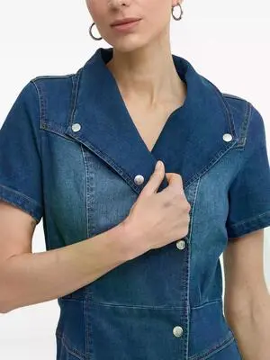 MORGAN Button-fastening Mini Dress