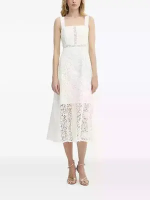 MORGAN Square-neck Dress - White