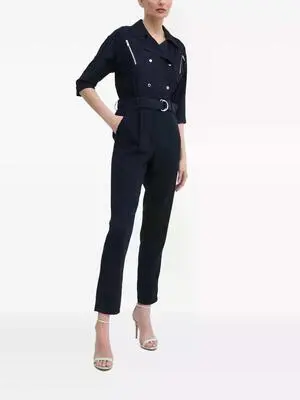 MORGAN Double-breasted Belted Jumpsuit