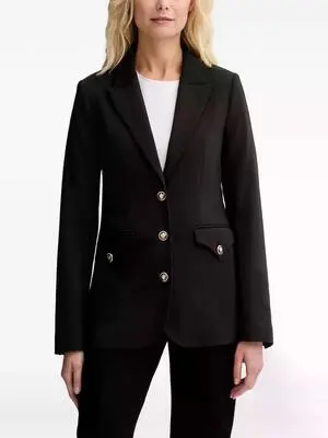 MORGAN Buttoned Flap-pocket Blazer - Black