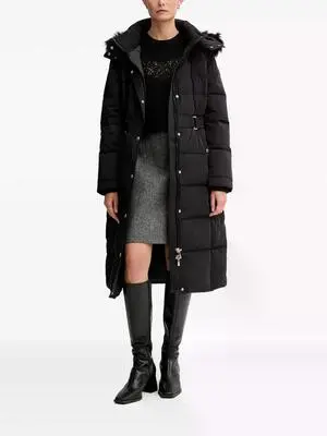 MORGAN Quilted Hooded Coat
