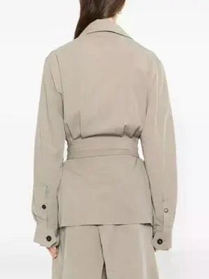 SETCHU Belted Notched Lapel Jacket