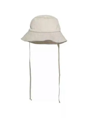 Rick Owens Denim Tie Hat - Neutrals