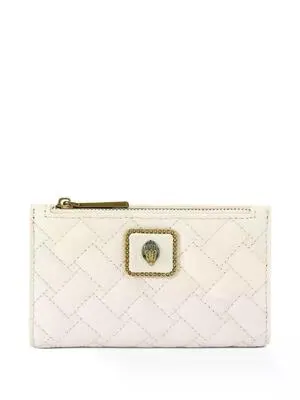 Kurt Geiger Pimlico Quilted Eagle-head-embellished Bifold Wallet - Neutrals
