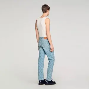 Sandro Regular-fit Square Cross Jeans