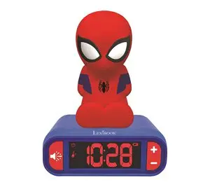 LEXIBOOK Spiderman 3d Alarm Clock With Night Li Ght 3d & Sound - One-color