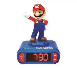 LEXIBOOK Super Mario Alarm Clock With Sounds - One-color