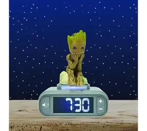LEXIBOOK Groot Nightlight Alarm Clock With Soun Ds
