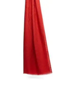 Max Mara Wool-silk Scarf - Red