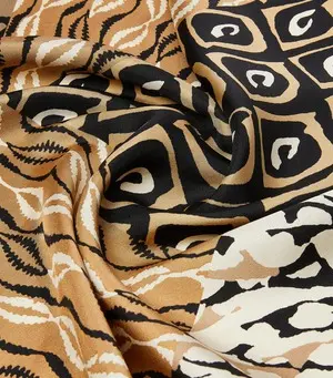 Max Mara Silk Printed Square Scarf