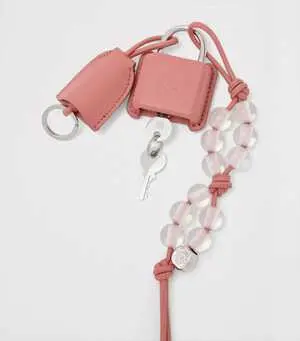 Loewe Leather Amazona Padlock Bag Charm