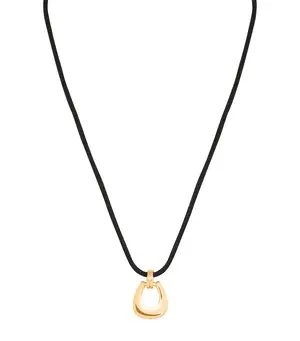 ASTRID & MIYU Horseshoe Pendant Necklace - Gold