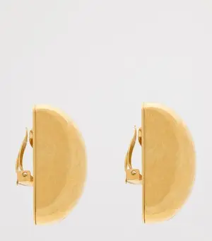 Saint Laurent Double Domed Clip-on Earrings