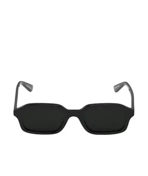 Alexander McQueen Rectangular Full Rim Sunglasses - Black