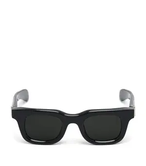 Alexander McQueen Skull-detail Square Sunglasses