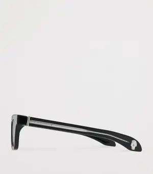Alexander McQueen Skull-detail Square Sunglasses