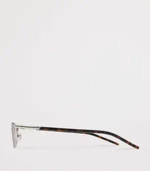 Alexander McQueen Tortoiseshell Oval Sunglasses