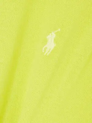 Polo Ralph Lauren Embroidered Merino Wool V-neck Sweater - Green